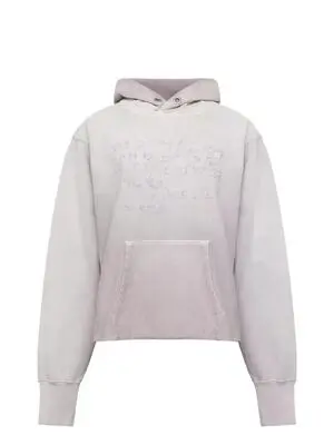 MAISON MARGIELA Printed-detail Hoodie - Grey