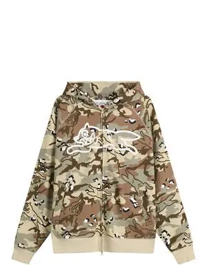 ICECREAM Choc Chip Running Dog Zip Through Hoodie - Camo