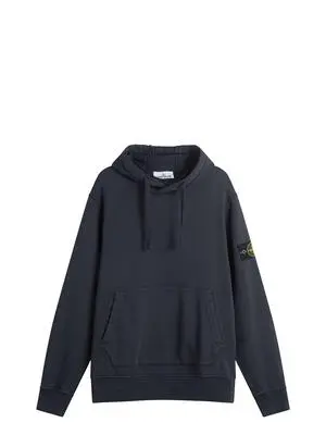 Stone Island Garment Dyed Hoodie - Navy Blue