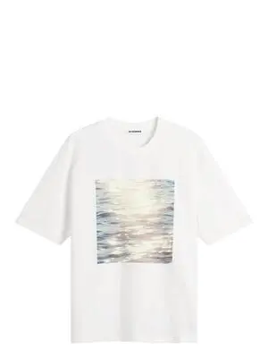 JIL SANDER Wunderlust Wave Print T-shirt