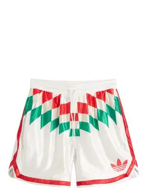 Adidas Originals Basketball Diamond Pack Short - Off White/collegiate Red