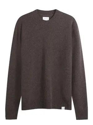 Norse Projects Standard Merino Lambswool Jumper - Heathland Brown