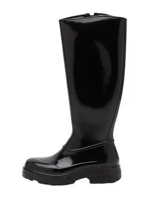 KASSL EDITIONS X Tretorn Tijntje Knee High Boot - Shiny Black