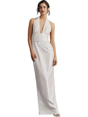 Retrofete Kelsi Sequin Maxi Dress - White