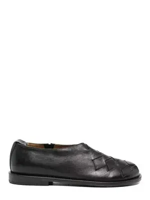 Moma Leather Loafers - Black
