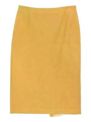 Aspesi Buttoned Slit Skirt - Yellow