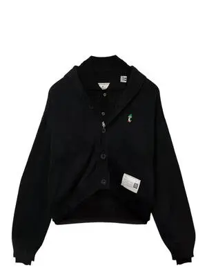 Mihara Yasuhiro Layered Cardigan - Black