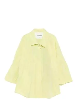 LE SARTE PETTEGOLE Bell-sleeve Shirt - Green