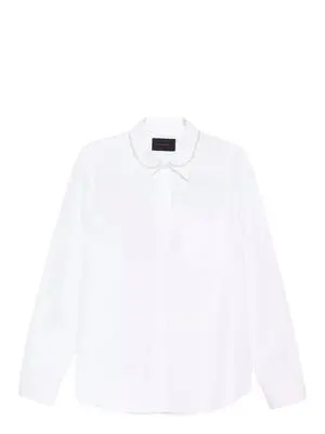 Simone Rocha Pearl-embellished Shirt - White