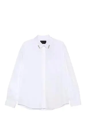 Simone Rocha Embellished-collar Shirt - White