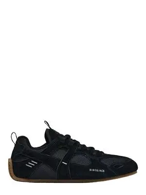 HIDE&JACK Lace-up Panelled Sneakers - Black
