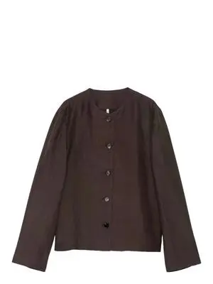 Liviana Conti Buttoned Jacket - Brown
