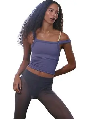 Free People Breakaway Tank Top Blue Ash