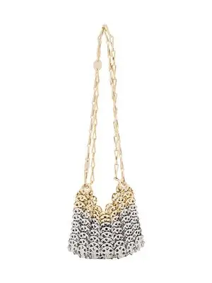 Rabanne 1969 Nano Skyline Shoulder Bag Silver