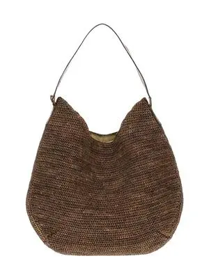 IBELIV Raffia Tote Bag - Brown