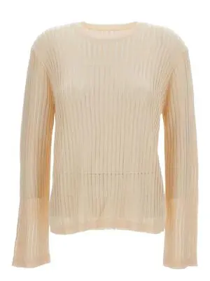 Loulou De Saison Semi-Transparent Hedora Sweater Rose