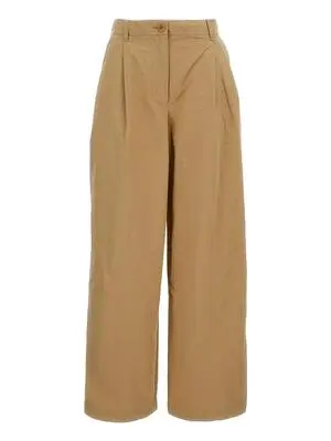 CASEY & CASEY Sienna Cotton Trousers - Beige