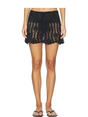MORE TO COME Lola Mini Skirt - Black