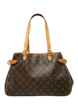 LOUIS VUITTON 2007 Monogram Batignolles Horizontal Tote Bag - Brown