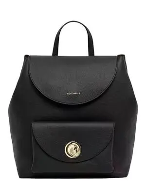 COCCINELLE Logo-detail Backpack - Black