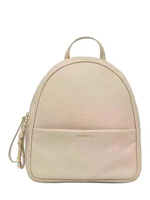COCCINELLE Grained-leather Backpack - Neutrals