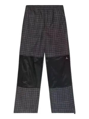 ROA Geometric Paneled Trousers - Grey