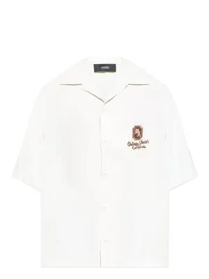 Amiri Logo-embroidered Shirt - Neutrals