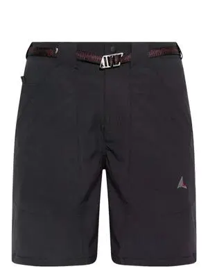 ROA Buckle-fastening Shorts - Black
