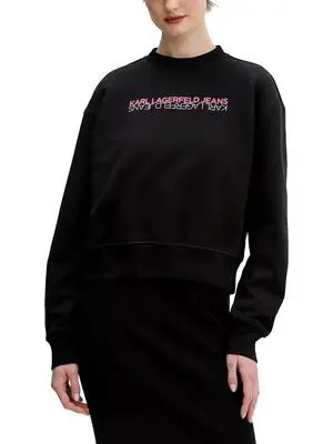 Karl Lagerfeld Crew-neck Sweatshirt - Black