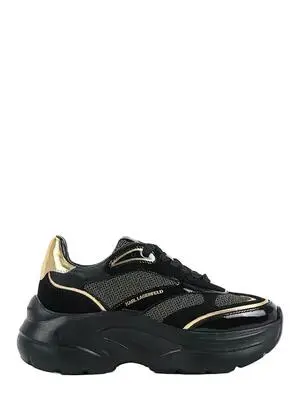 Karl Lagerfeld Panelled Sneakers - Black