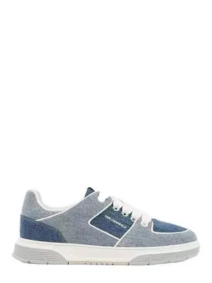 Karl Lagerfeld Logo Panelled Sneakers - Blue