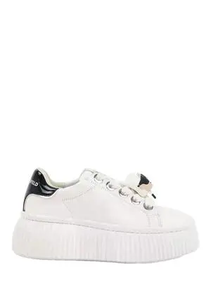 Karl Lagerfeld Lace-up Sneakers - White