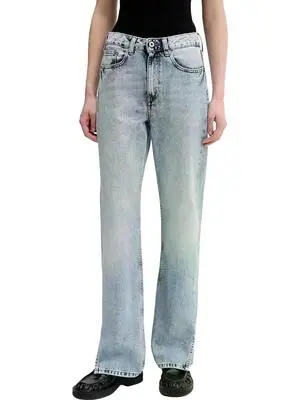 Karl Lagerfeld Slit-detail Jeans - Blue
