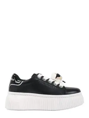 Karl Lagerfeld Figure-appliqué Sneakers - Black