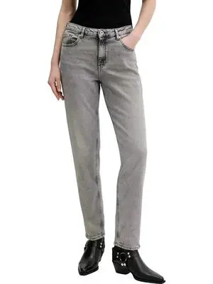 Karl Lagerfeld Straight Leg Jeans - Grey