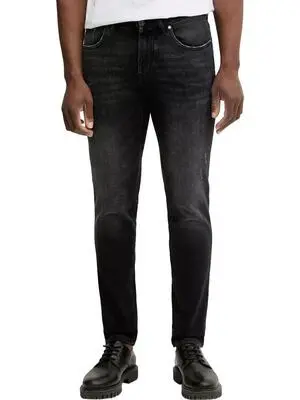 Karl Lagerfeld Kl-jordan Faded Jeans - Black