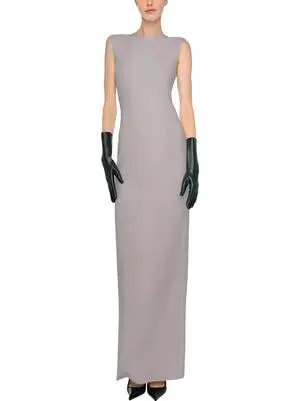 Norma Kamali Sleeveless Long Dress - Grey