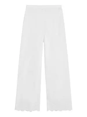 BY MALENE BIRGER Gretana Organic Cotton Trousers - Pure White