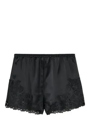BY MALENE BIRGER Eri Satin Shorts - Black