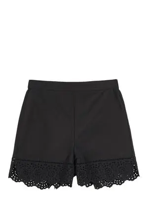 BY MALENE BIRGER Greta Organic Cotton Shorts - Black