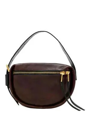 ALLSAINTS Mini Noemie Zip Shoulder Bag - Red