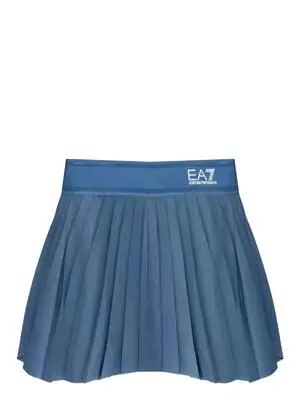 EA7 Pleated Mini Skirt - Blue