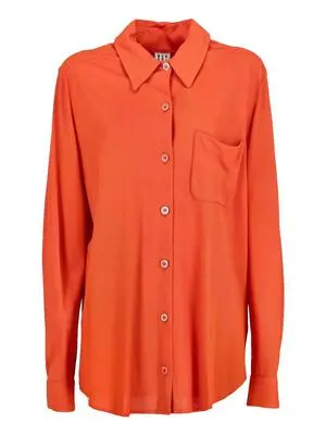 MONDRAIN Chest-pocket Shirt - Orange
