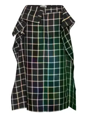 Henrik Vibskov Checked Skirt - Black