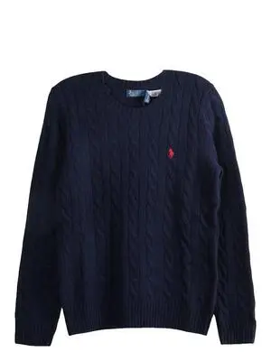 Polo Ralph Lauren Long Sleeve Pullover - Hunter Navy Blue