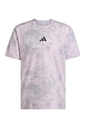 Adidas Power Graphic T-shirt - Ice Lavender Powder Plum Grey