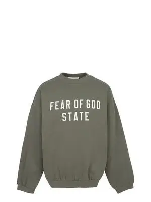 Fear Of God Essentials Fleece Sweatshirt - Khaki