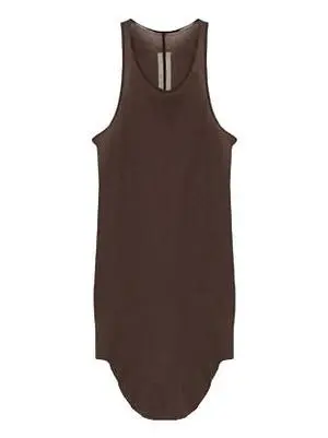 Rick Owens Basic Rib Tank - Brown