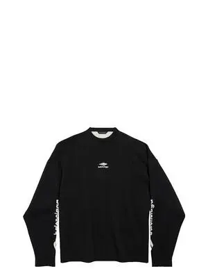 Balenciaga 3b Sports Icon Ski Crewneck Sweatshirt - Black/white