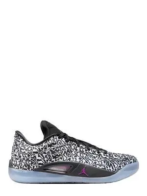 JORDAN Zion 4 Abstract Sneakers - Black/white/vivid Purple
